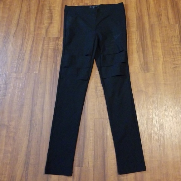 Pants & Jumpsuits | Sexy Black Skinny Pants With Cutouts | Poshmark